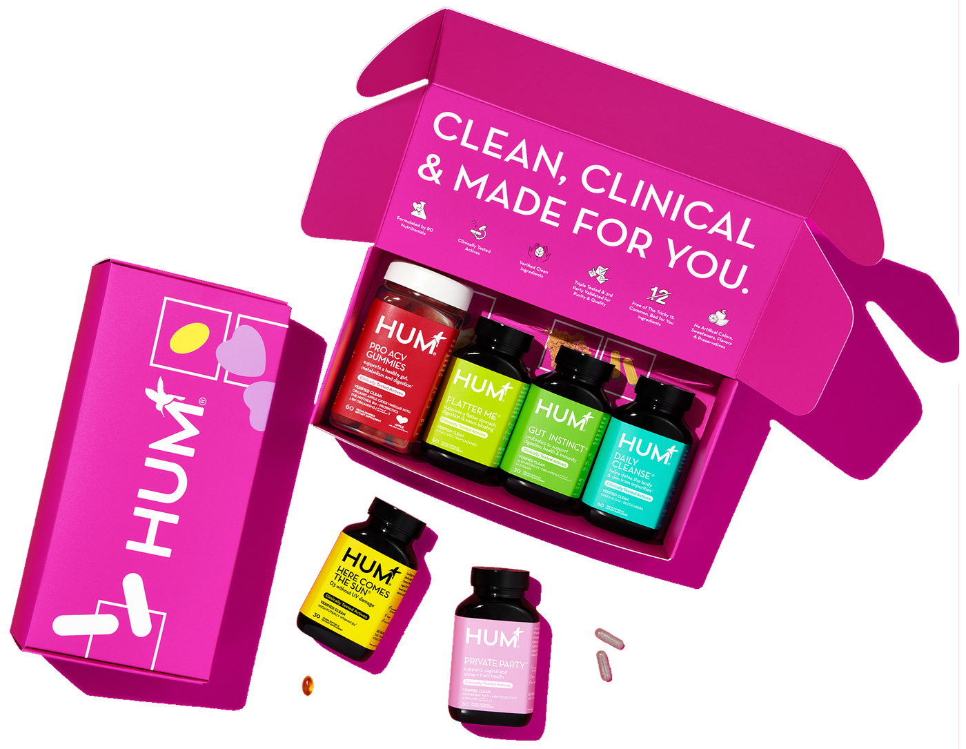 Pro ACV Gummies | Supports Gut Health, Metabolism, Digestion - HUM Nutrition