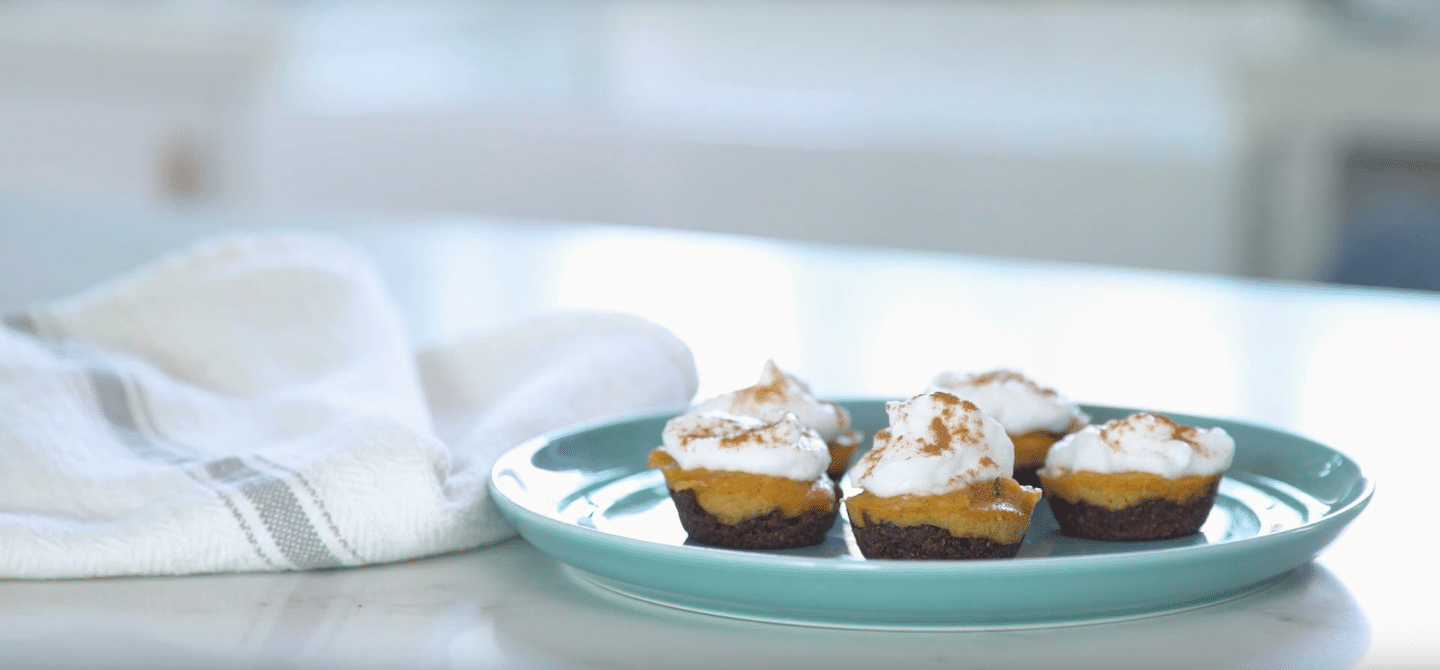 Mini Vegan Pumpkin Cheesecake Recipe Hum Nutrition Blog
