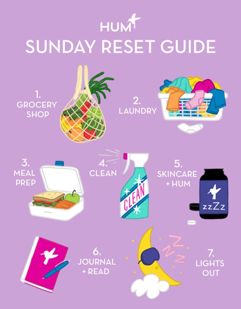 How A Sunday Reset Can Make Your Week More Productive HUM Nutrition Blog How A Sunday Reset Can Make Your Week More Productive HUM Nutrition Blog
